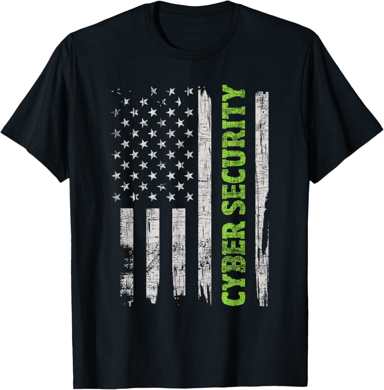 Cybersecurity - USA Flag Computer Engineer Programmer Hacker T-Shirt - Walmart.com
