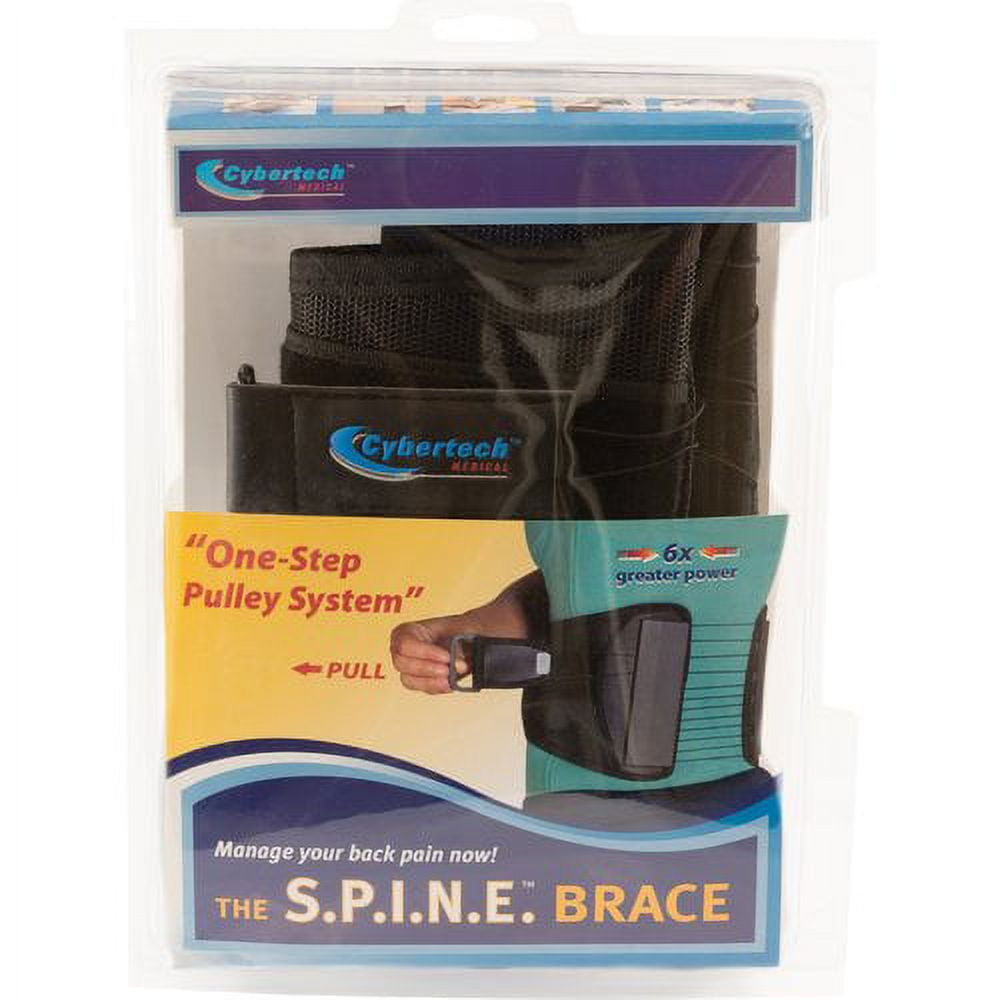 Cybertech Spine Back Brace for Lumbar Support, Pain and Muscle Relief ...