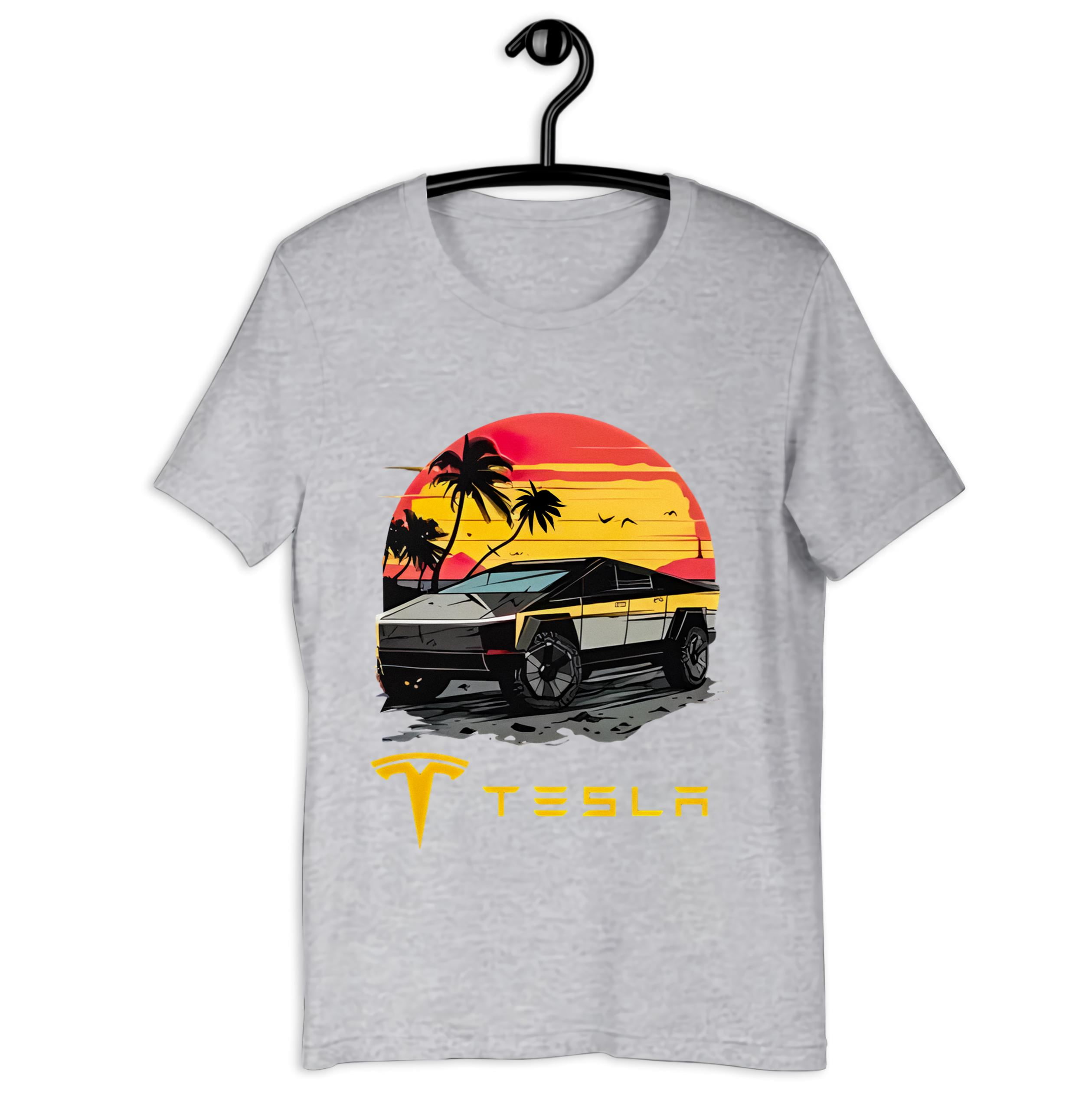 Cybertruck Inspired Shirt – Futuristic Electric Vehicle Graphic Shirt New Instock-TH25747 ...