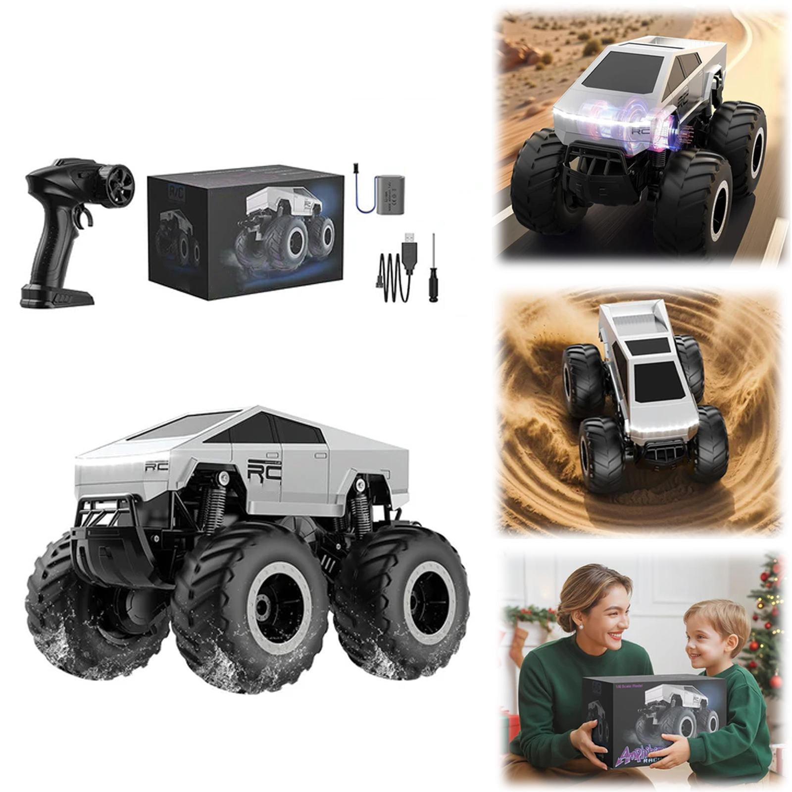 Cybertruck RC Truck Car Kids Toys for Ages 5+, Remote Control ...