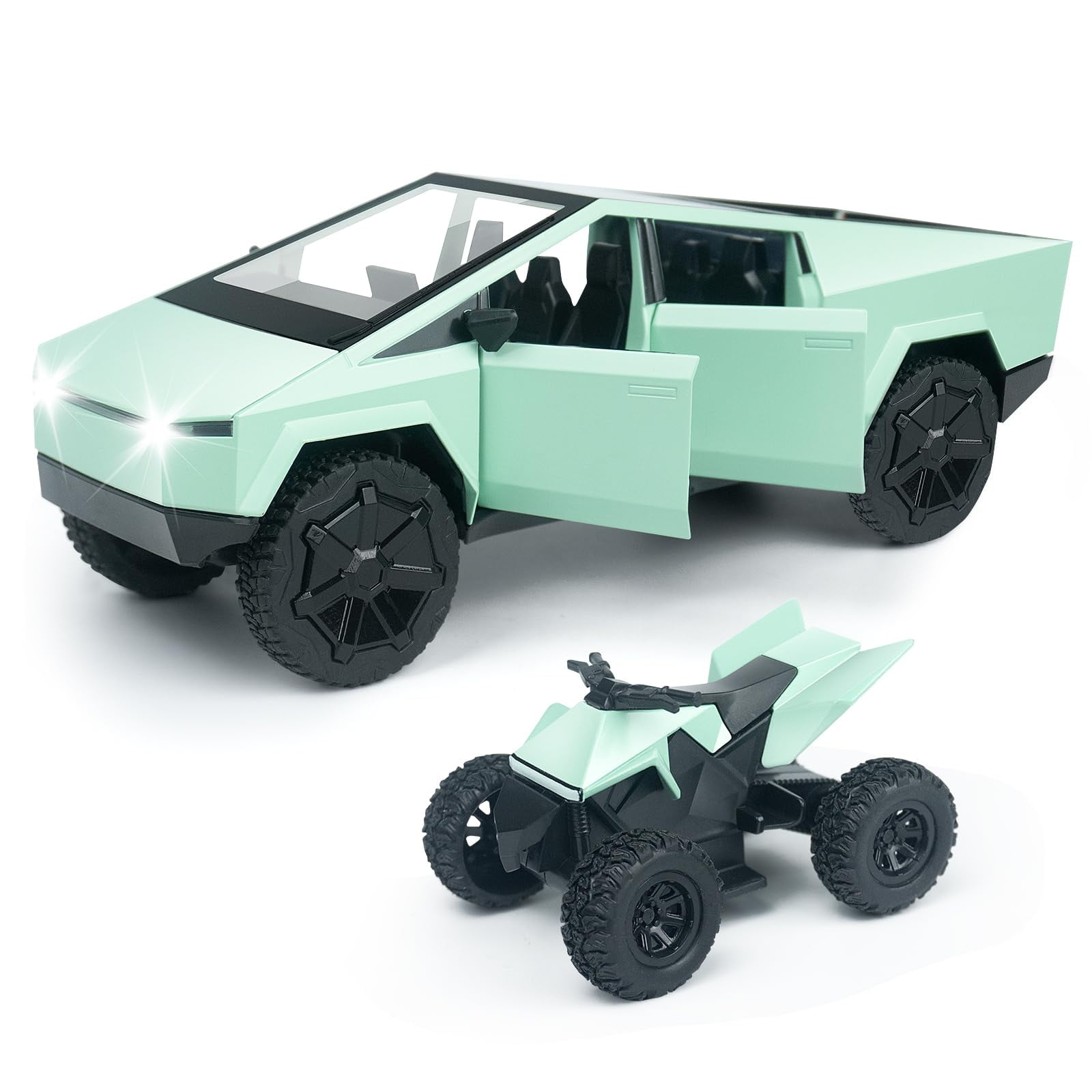 . Cybertruck Toy, 1/32 Cyber Truck Toy Alloy Diecast Metal Toy Trucks ...