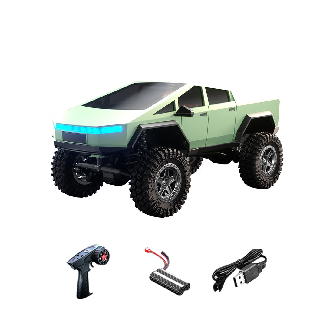 Cybertruck-inspired RC Car, 1:16 Scale 2.4G Remote Control Truck, 2 ...