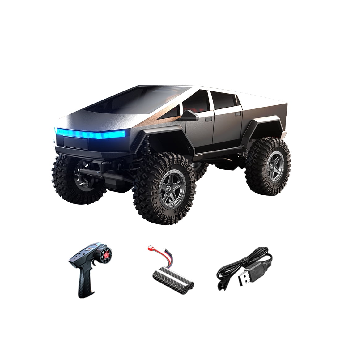 Cybertruck-inspired RC Car, 1:16 Scale 2.4G Remote Control Truck, 2 ...