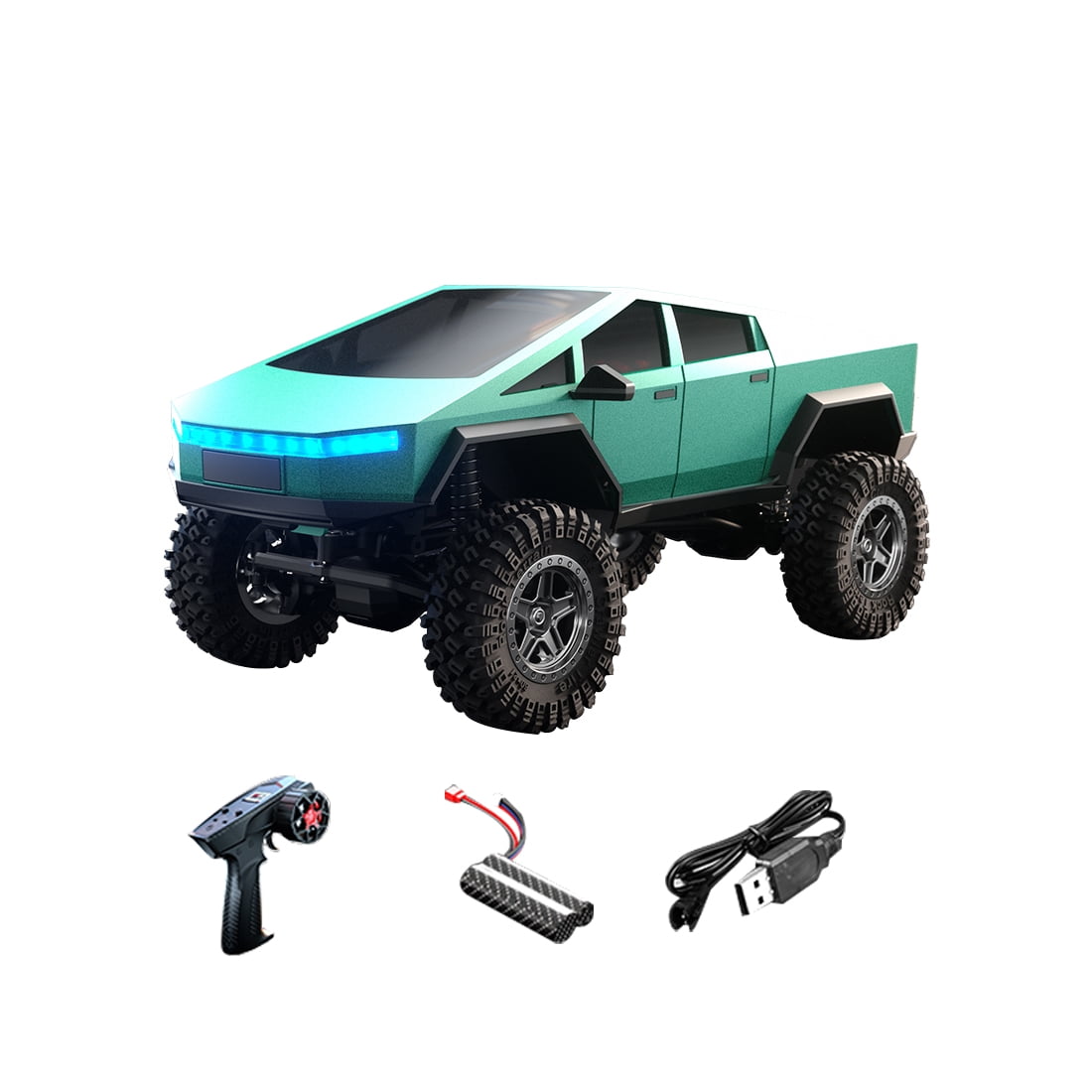 Cybertruck-inspired RC Car, 1:16 Scale 2.4G Remote Control Truck, 2 ...