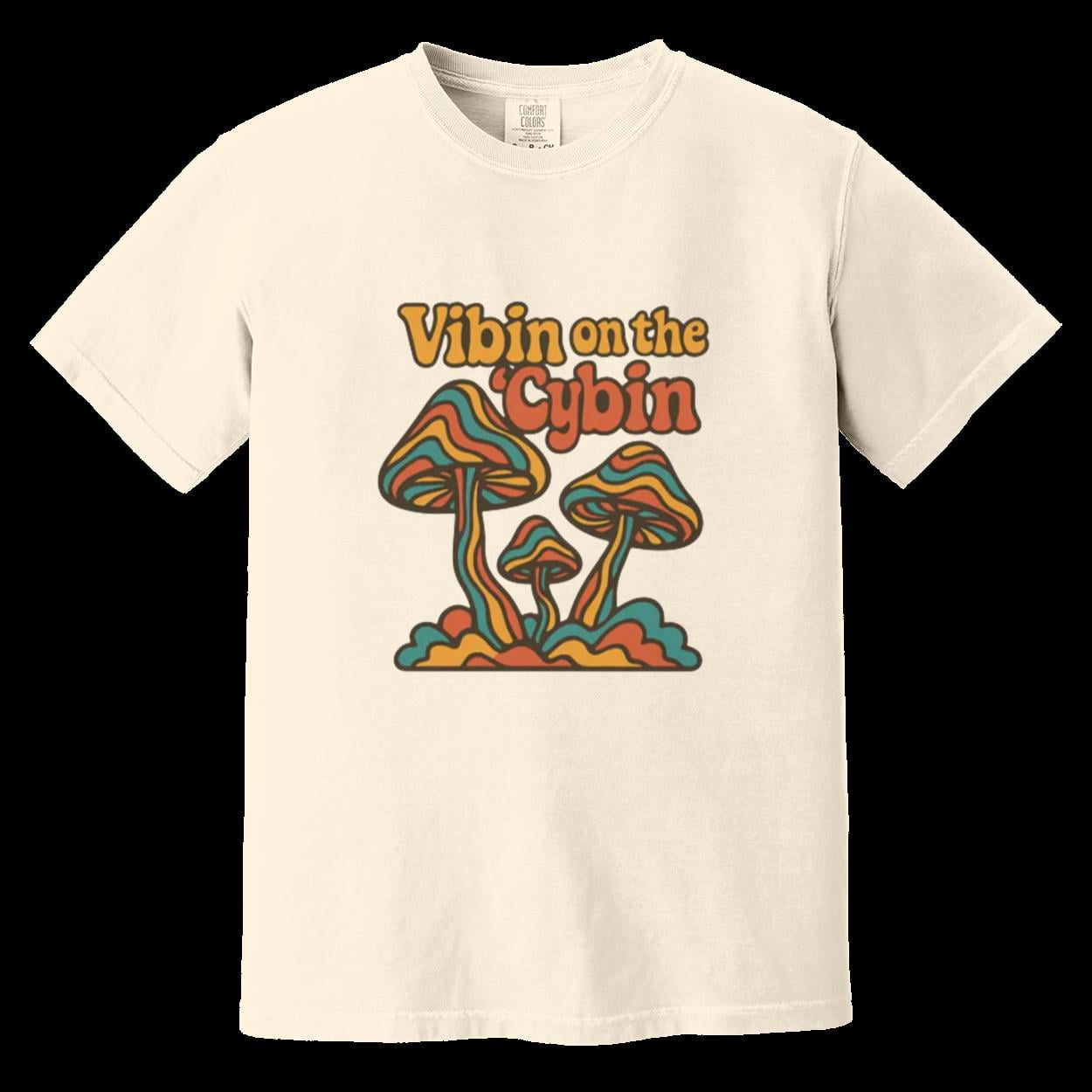 Cybin Trippy Mushroom Art Comfort Color T-Shirt Design File, for men ...
