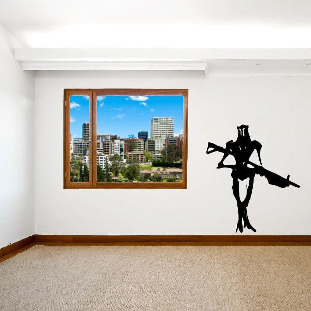 Cyborg Alien Bounty Hunter Decal - 36 Inches - Walmart.com