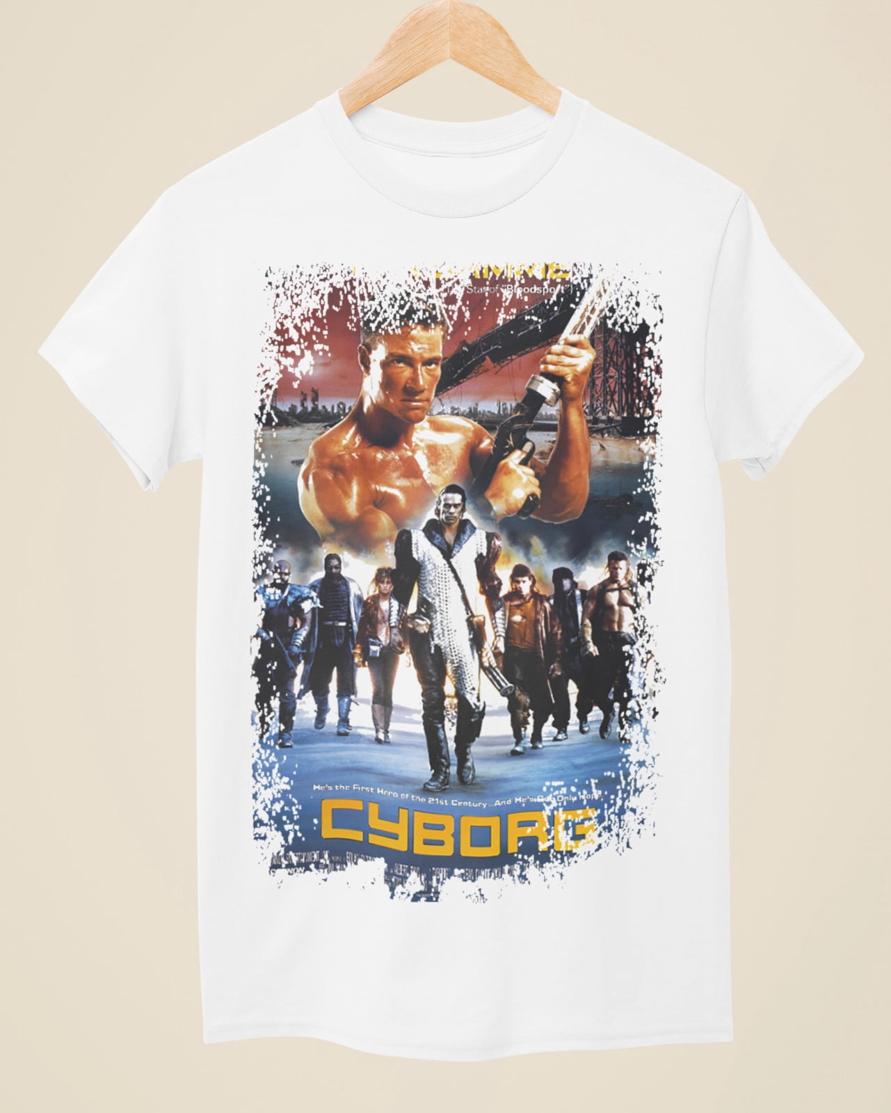 Cyborg - Movie Poster Inspired Unisex White T-Shirt - Walmart.com