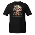 Cyborg Skeletal Half Robot Undead Cranium Sci Fi Horror Chibi Unisex T ...