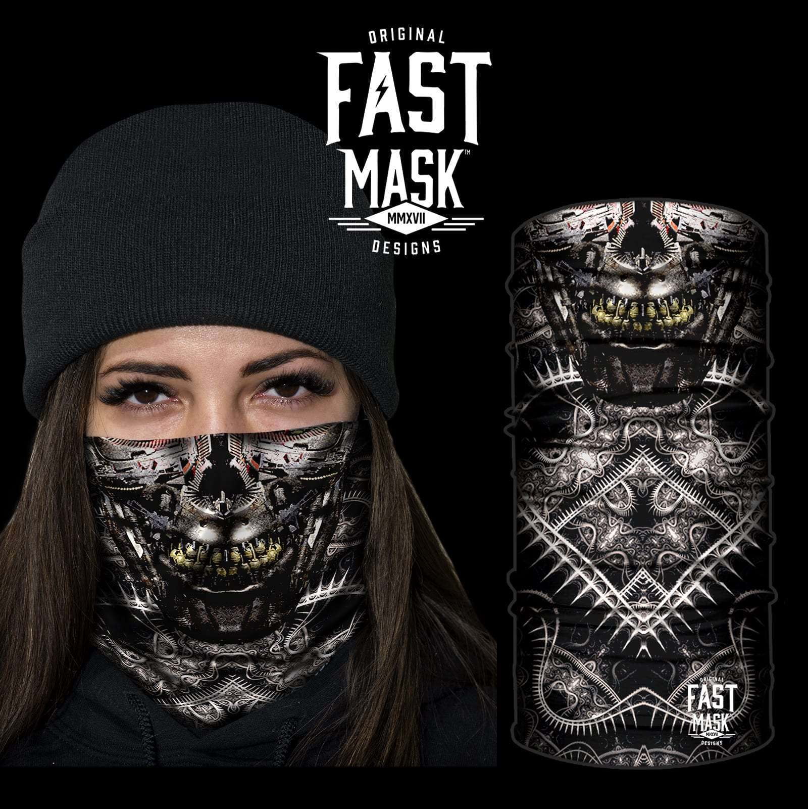 Cyborg Skull Neck Gaiter - Walmart.com