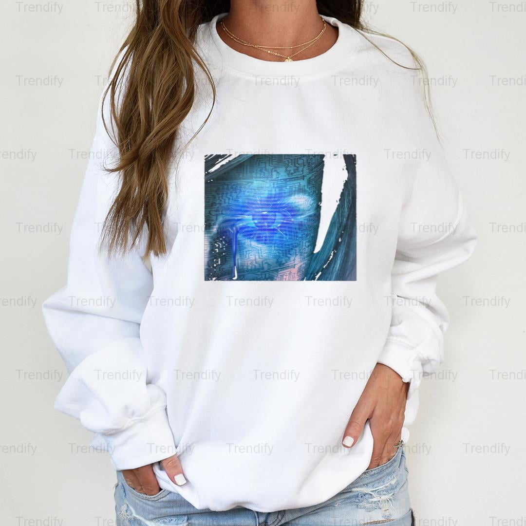 Cyborg Tears Sci-Fi Robot Sad Aesthetic Vaporwave Graphic Unisex ...