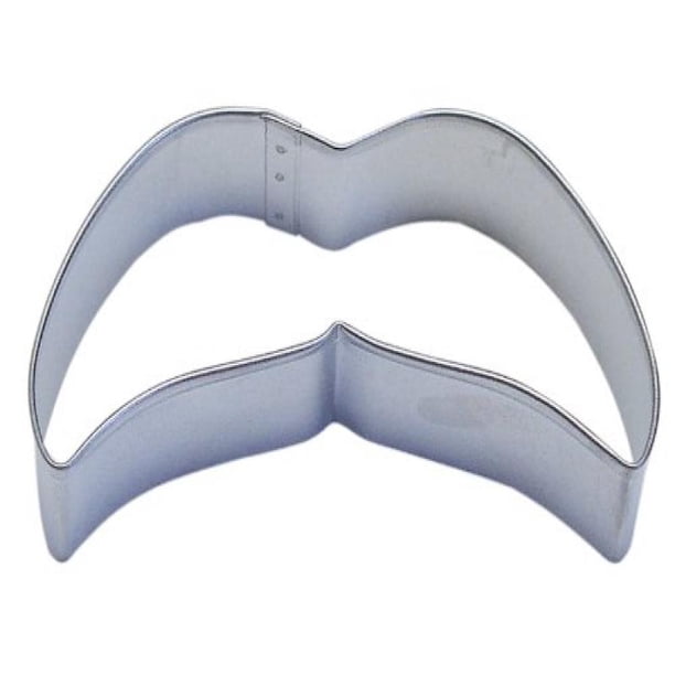 CybrTrayd RM-0874 R&M Mustache 4" Cookie Cutter, Metallic - Walmart ...