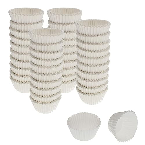 Cybrtrayd 1000 Count No.4 Glassine Paper Candy Cups, White - Walmart.com