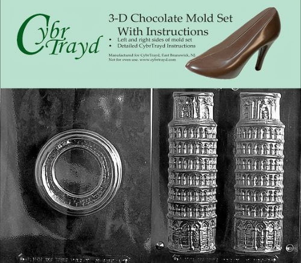 Cybrtrayd Chocolate Candy Mold, Includes 3D Chocolate Molds ...