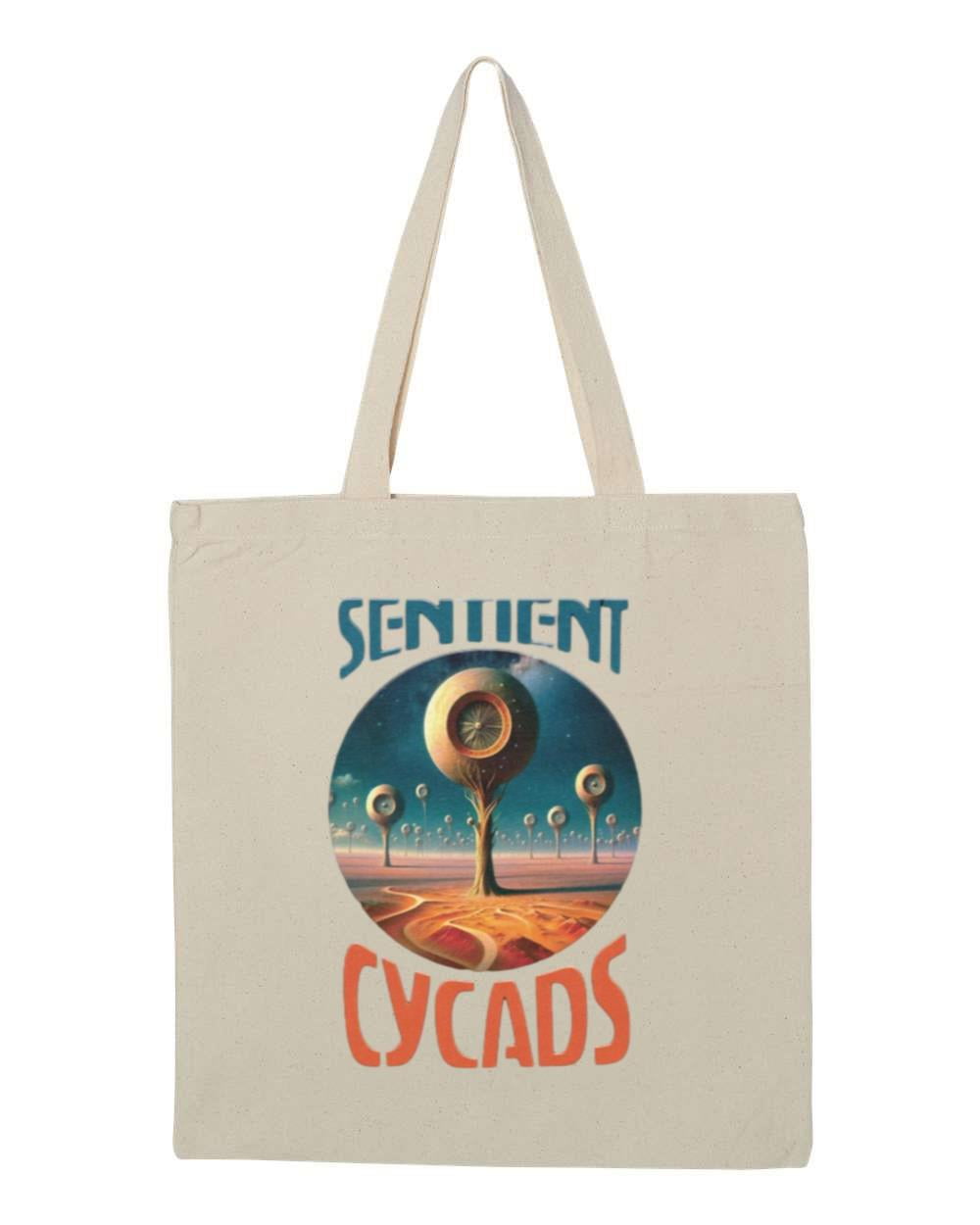 Cycad Signal Tote Bag Sentient Alien Plants in Sci-Fi Flora Design ...