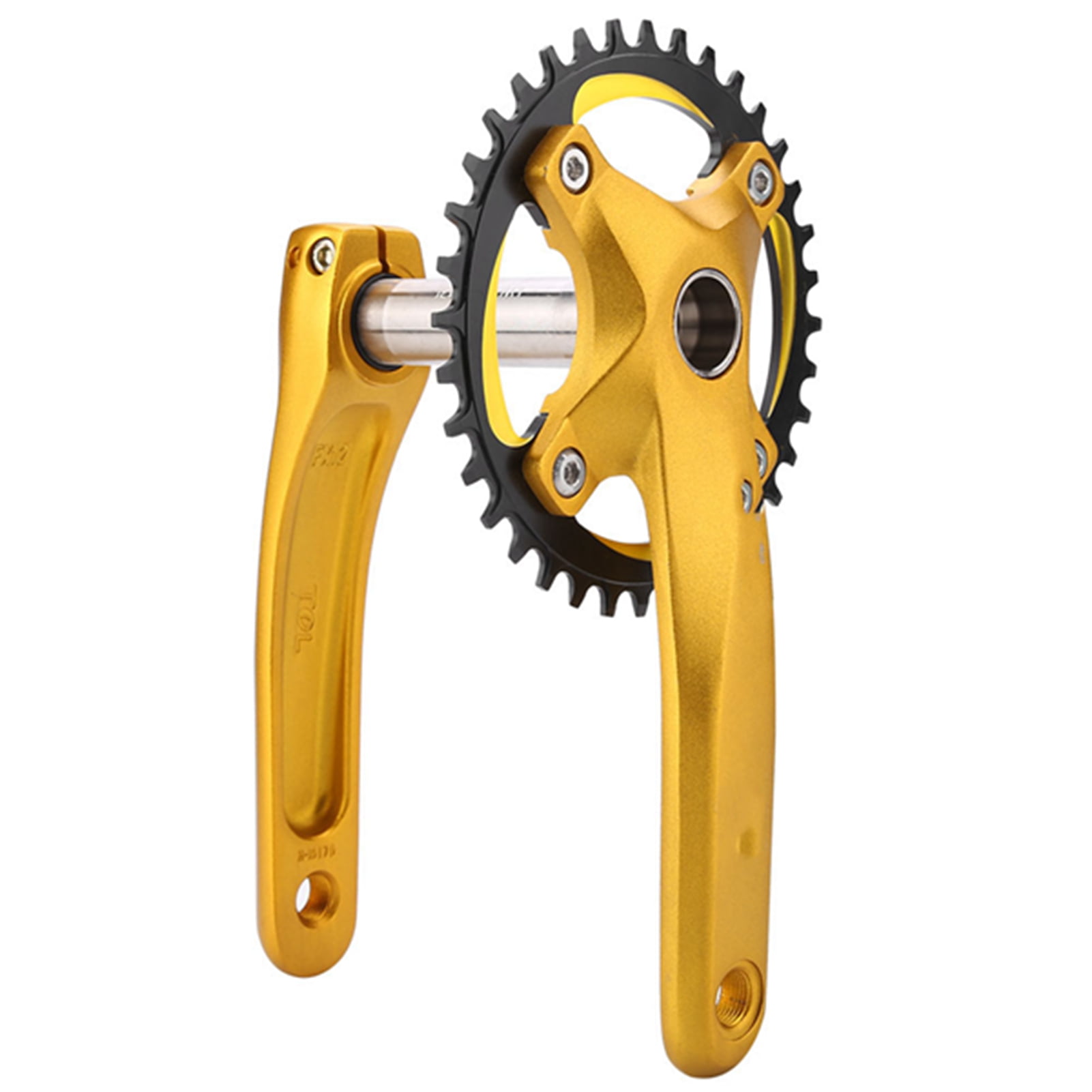 Cycle Crank Arm Set, Aluminum, 170 mm 104 BCD Mountain Bike Crank Set ...