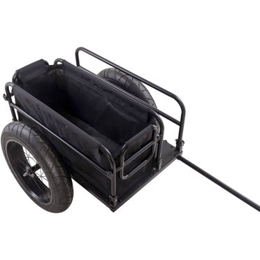 Xspec Bicycle Pull Behind Cart Wagon, 2-in-1 Bike Cargo Trailer ...