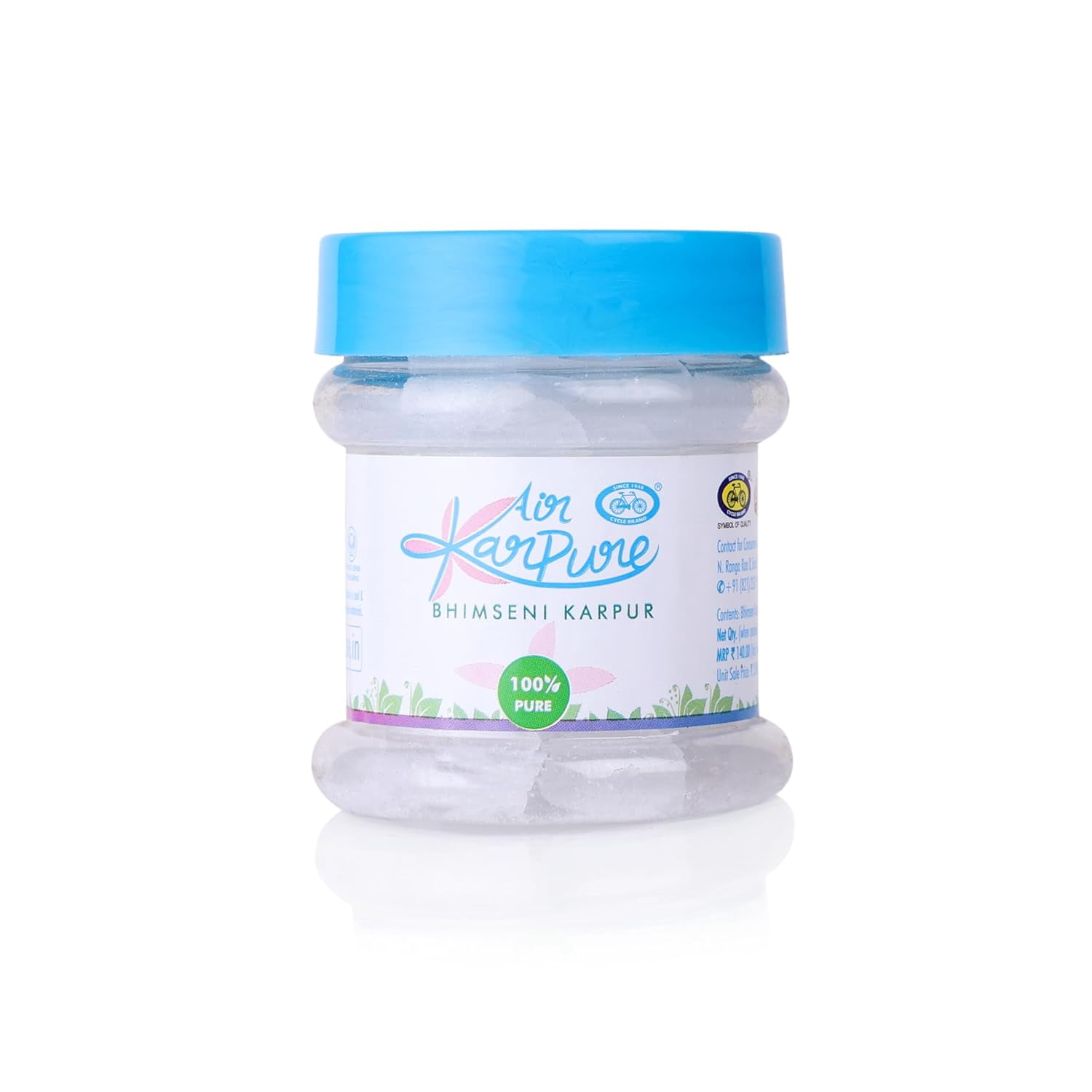 Cycle Pure Karpure Bhimseni Camphor Original, Pack of 10 x 50Gm, 100% ...