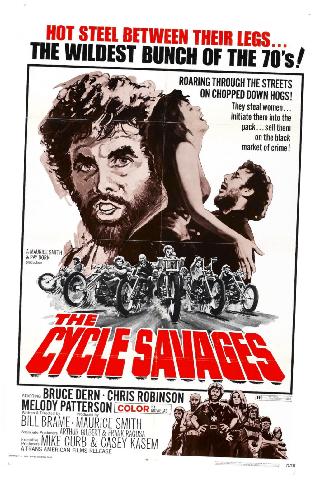 Cycle Savages The Movie poster Metal Sign Art Print 8x12 Multi-Color ...