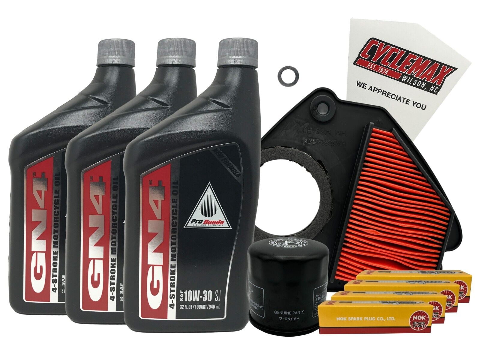 Cyclemax 10W-30 Tune-Up Kit fits 1999-2007 Honda VT 600 VT600 Shadow ...