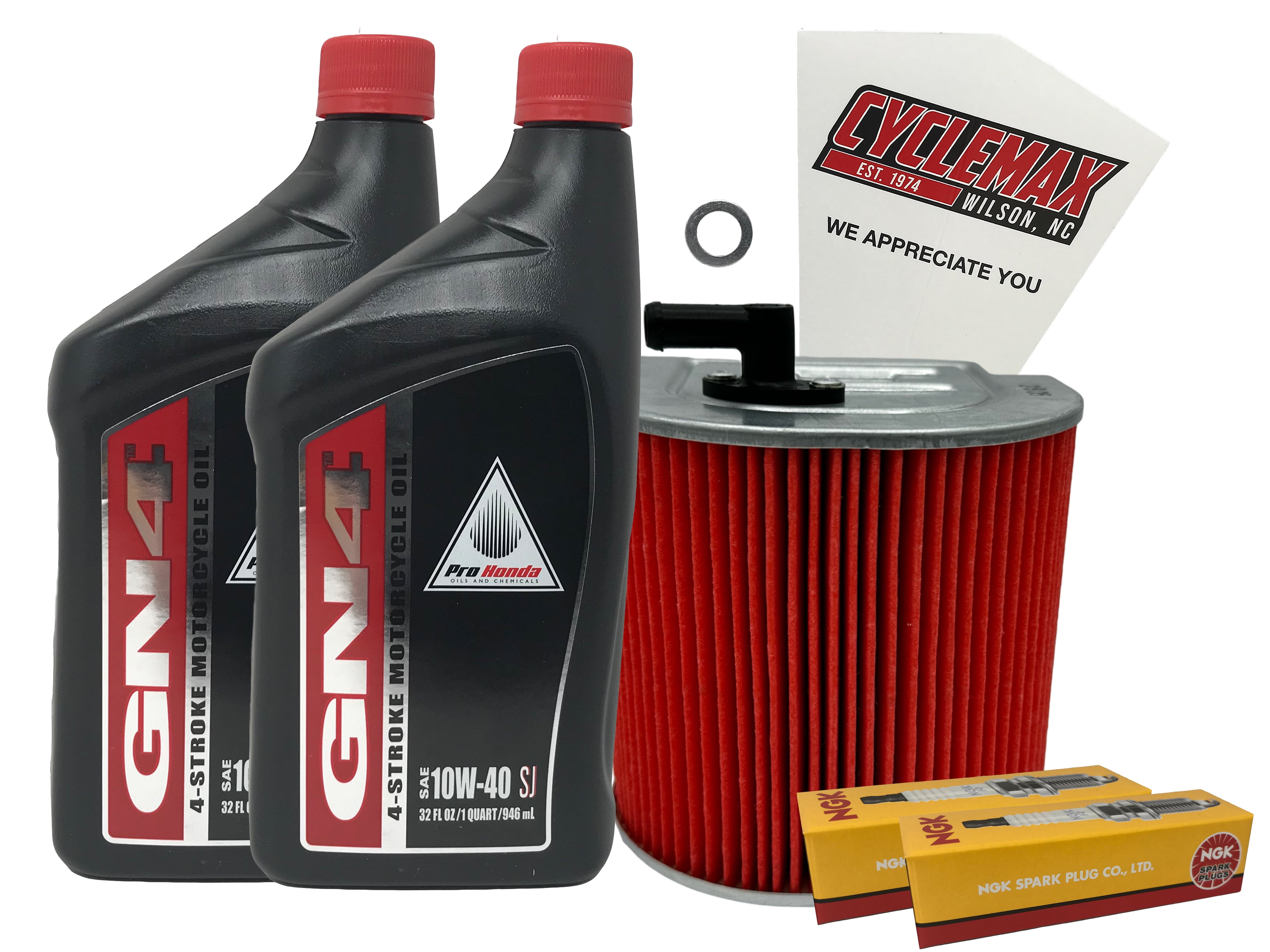 Cyclemax 10W-40 Tune-Up Kit fits 1996-2016 Honda CMX 250 CMX250 Rebel w ...