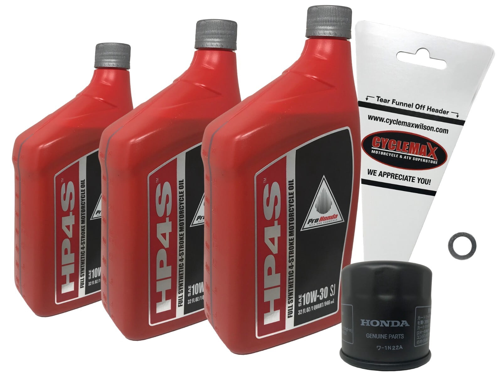 Cyclemax 2004-2023 Genuine Honda VT750 OEM Full Synthetic Oil Change ...