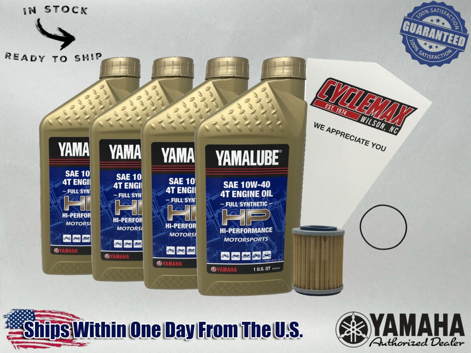 Cyclemax FS Yamalube Oil Change Kit fits 2000-2012 Yamaha BIG BEAR 400 ...