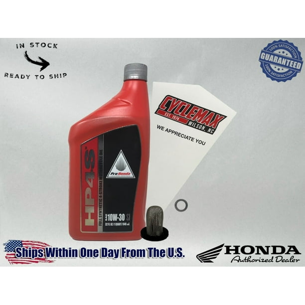 Cyclemax Full Synthetic Oil Change Kit fits 2021-2025 Honda PCX ...