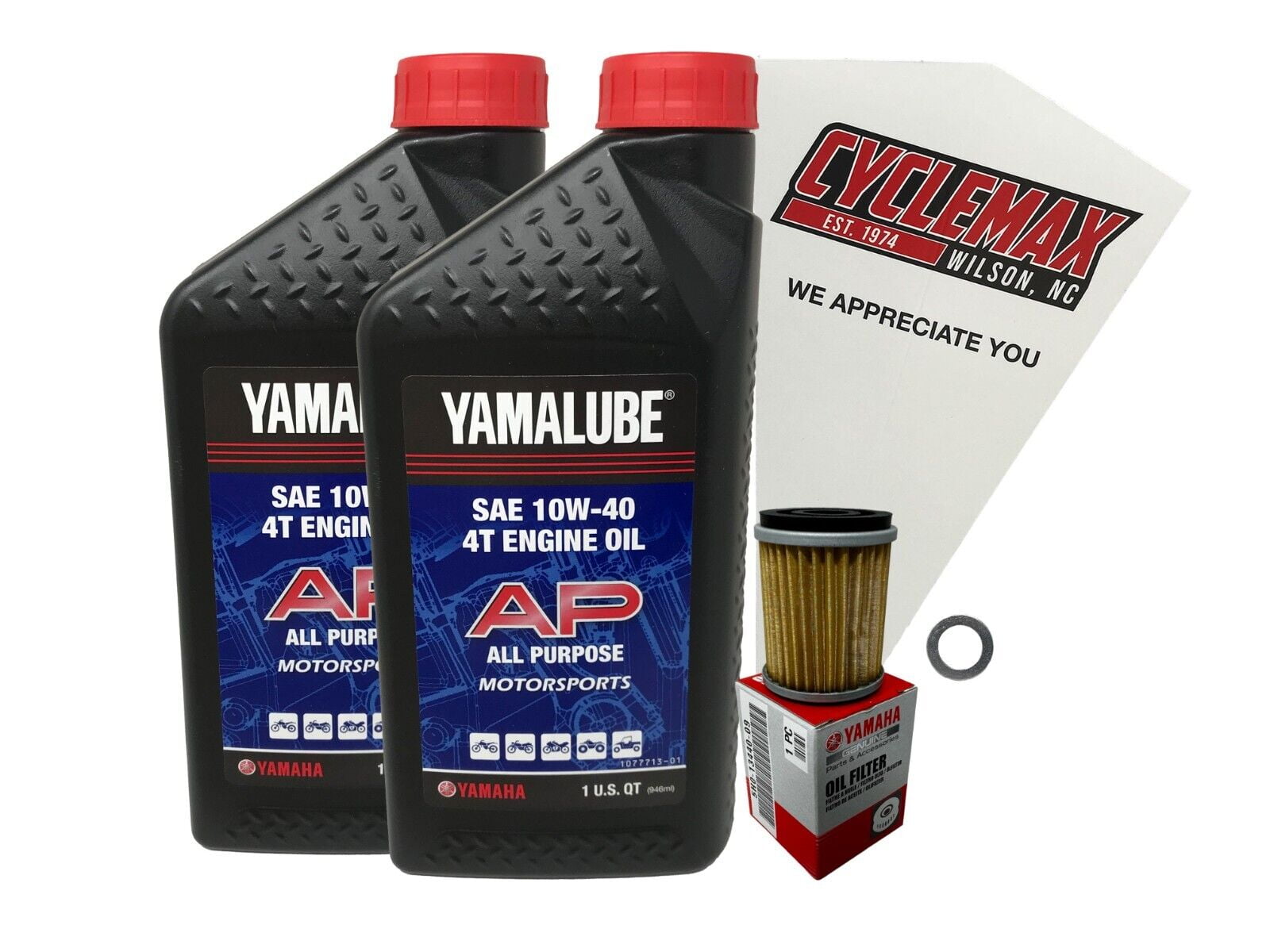 Cyclemax OEM Standard Oil Change Kit fits 2005-2025 Yamaha TTR230 ...