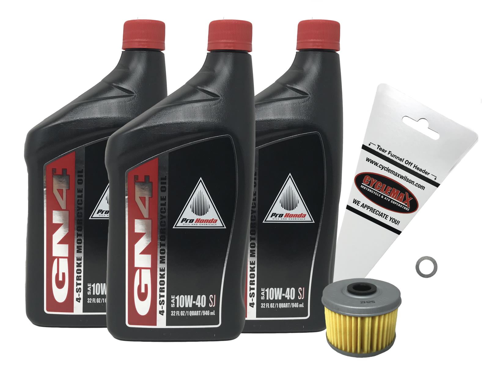 Cyclemax Oil Change Kit for 2007-2014 Honda TRX 420 TRX420 Rancher ATV ...