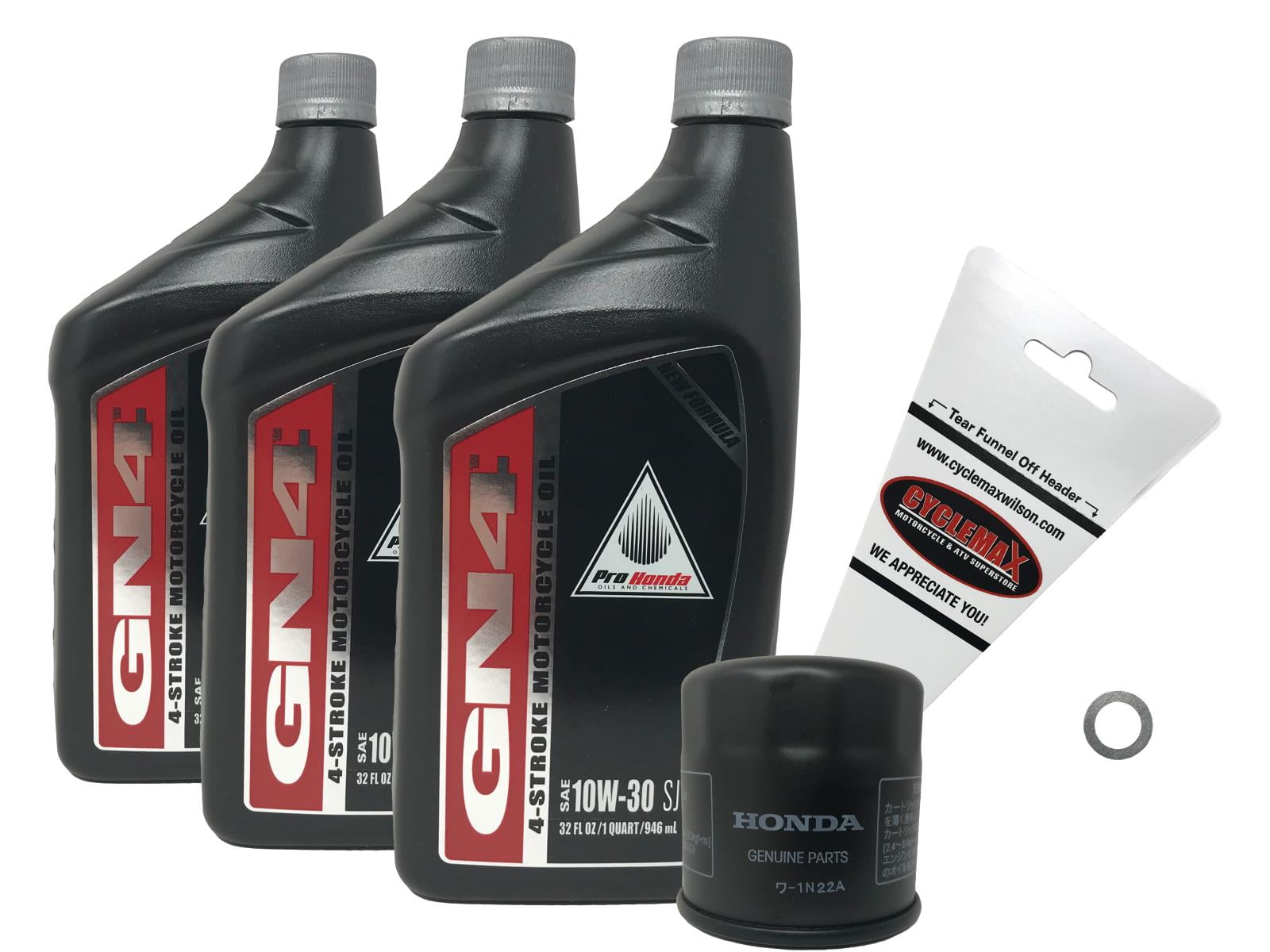 Cyclemax Oil Change Kit for 2007 Honda VT750C2/C2F Shadow Spirit with ...