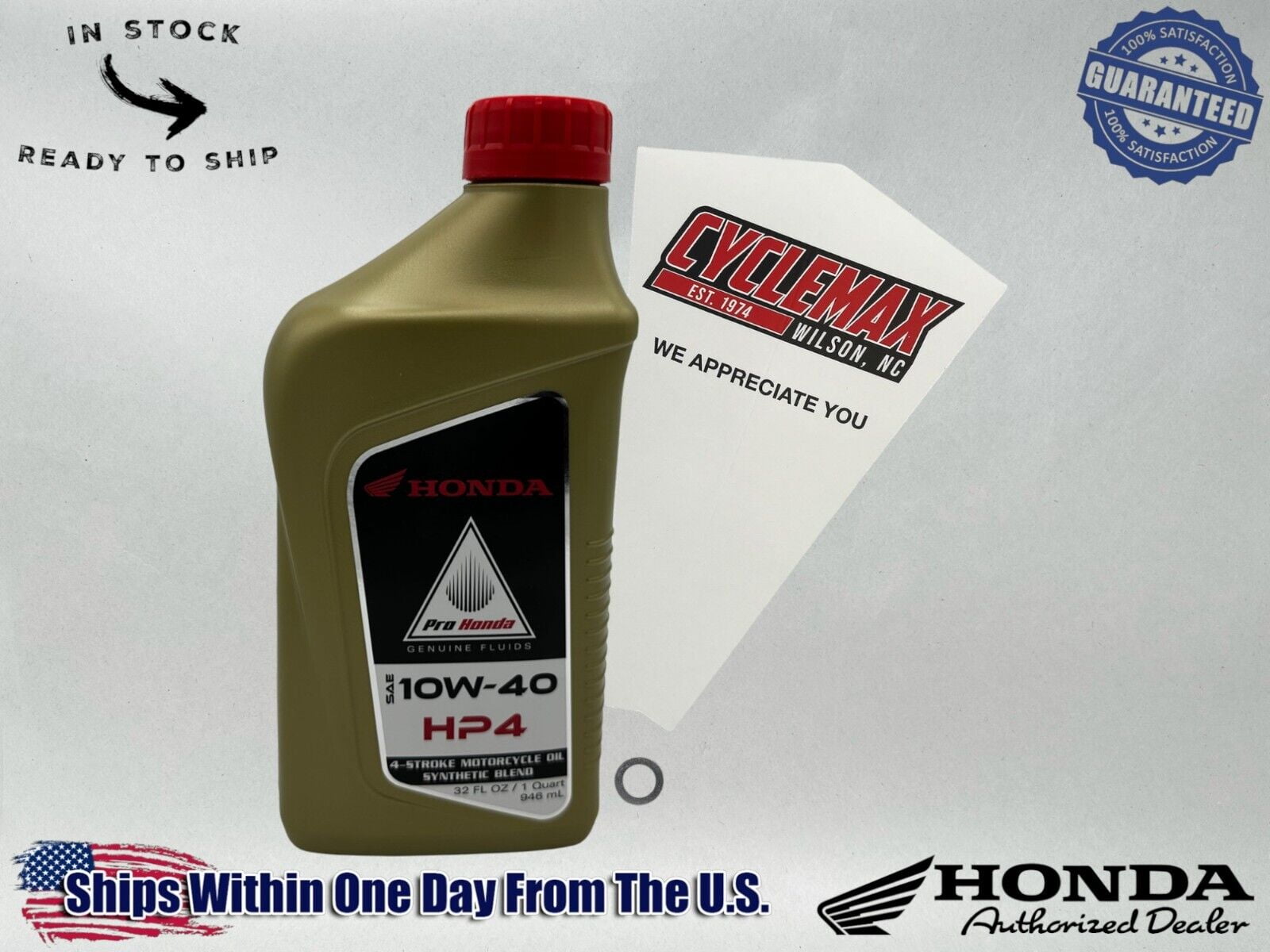 Cyclemax Semi-Synthetic HP4 Oil Change Kit fits 2013-2025 Honda CRF50 ...