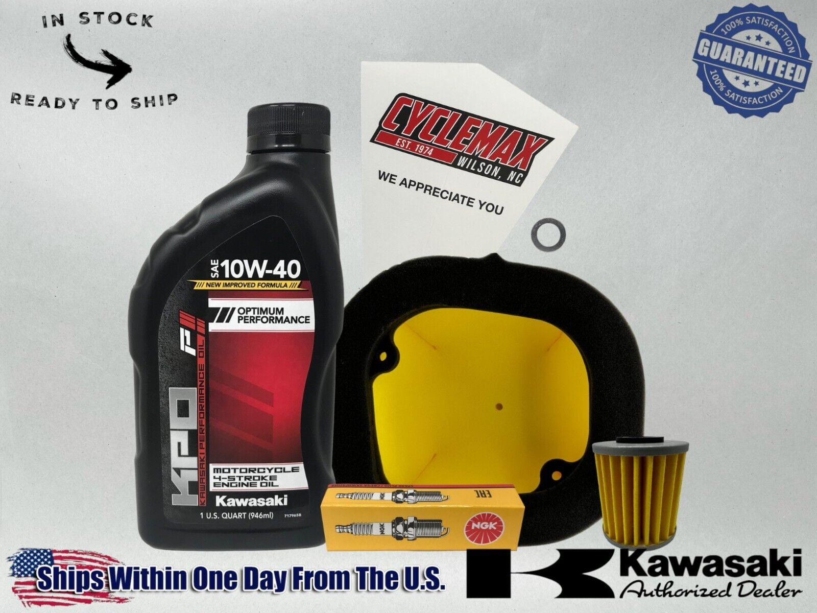 Cyclemax Standard KPO Tune-Up Kit fits 2021-2024 Kawasaki KX250 ...