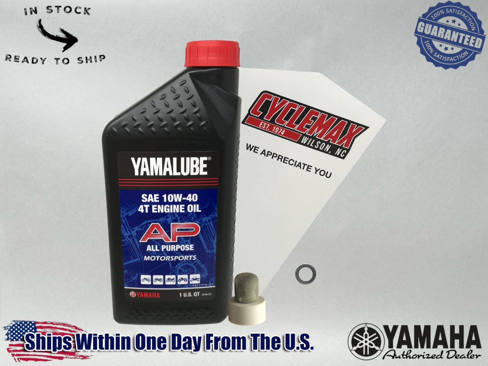 Cyclemax Standard Yamalube Oil Change Kit fits 2009-2015 Yamaha ZUMA ...