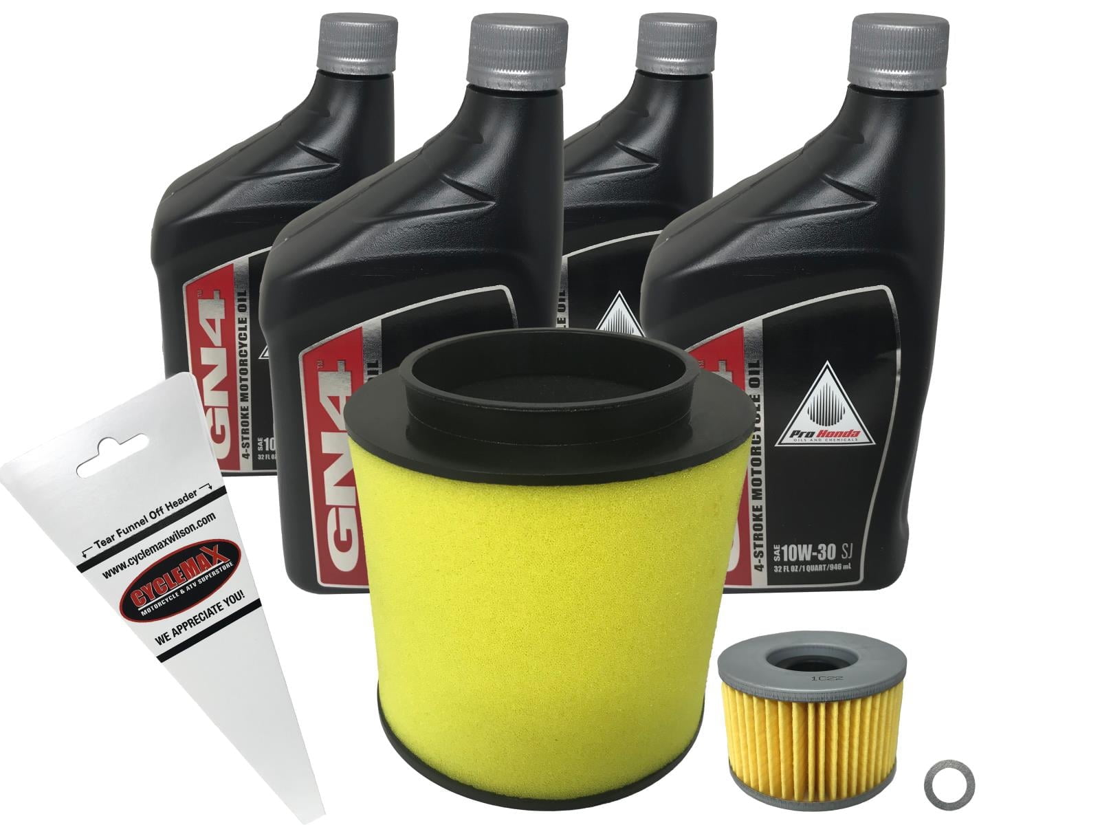 Honda Cyclemax ATV Tune Up Kit for 2014-2018 Pioneer 700 with 10W-30 ...