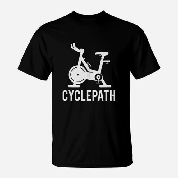 Cyclepath Love Spin Funny Workout Pun Gym Spinning Class TShirt ...