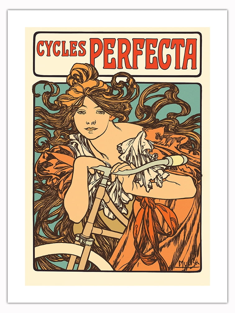 Cycles Perfecta Bicycles - Vintage France Advertising Poster by ...