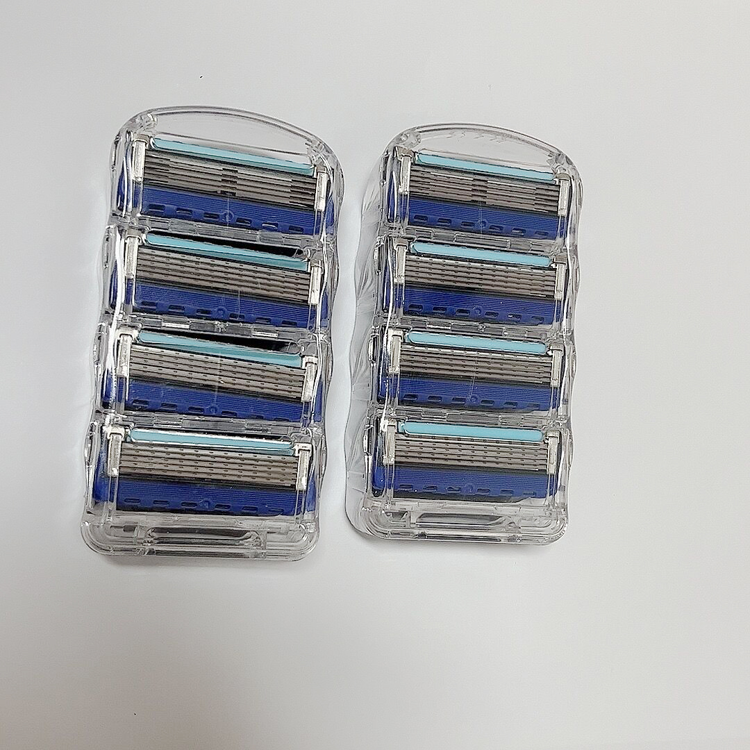 Cyclic replaceable Razor Blade 5 Layers Safety Manual Shaving Head ...