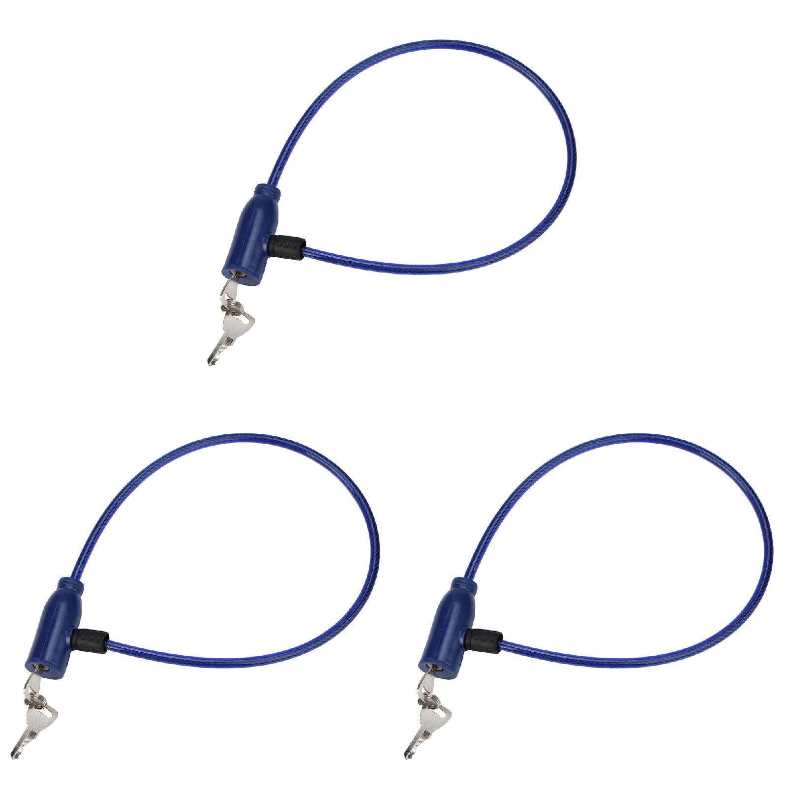 Cycling 8x640mm - Bike Scooter Lock With 2 Keys 3PCS Rack Bag Bike Tow ...