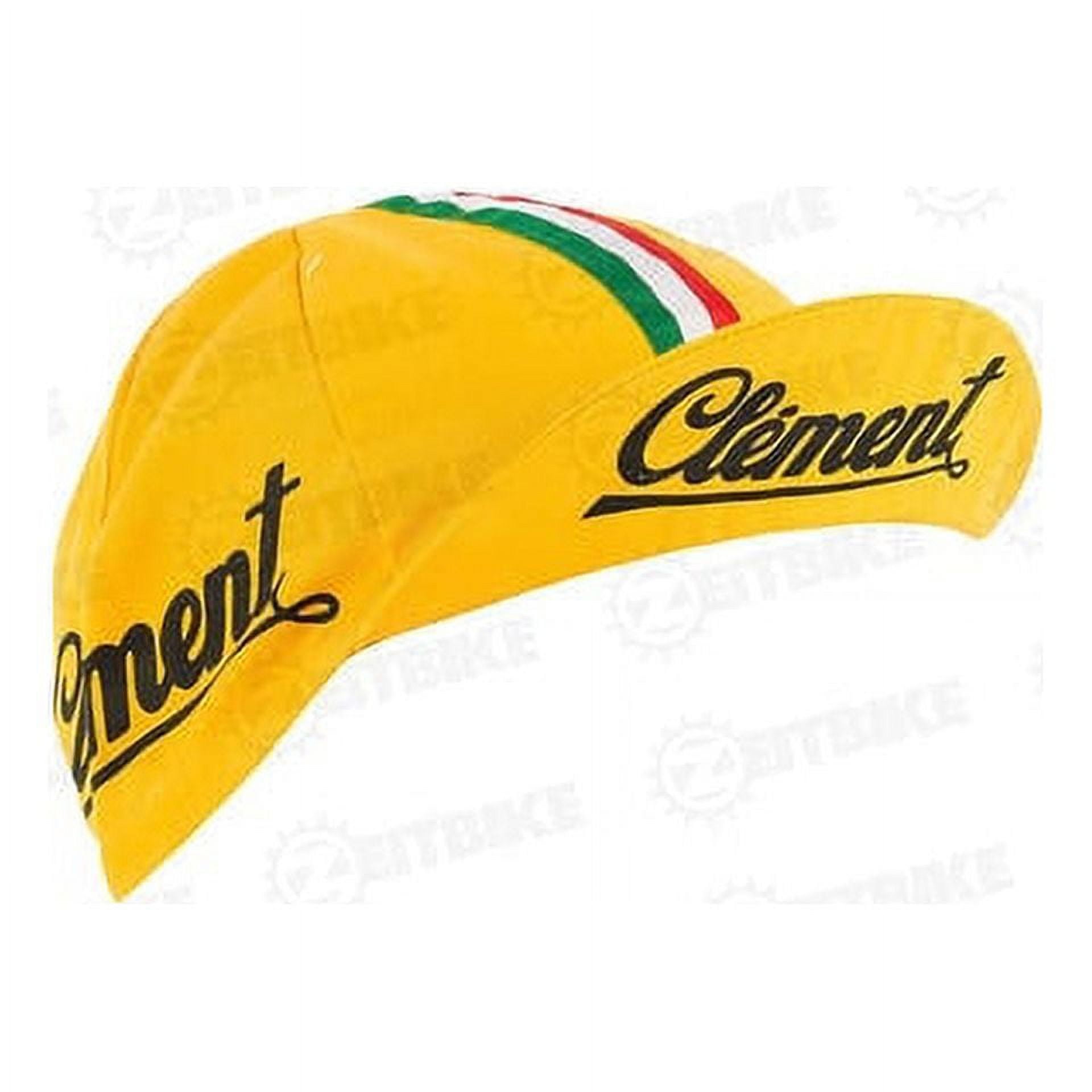 Cycling Cap - Vintage - Clement - 65% polyester, 35% cotton - Yellow ...