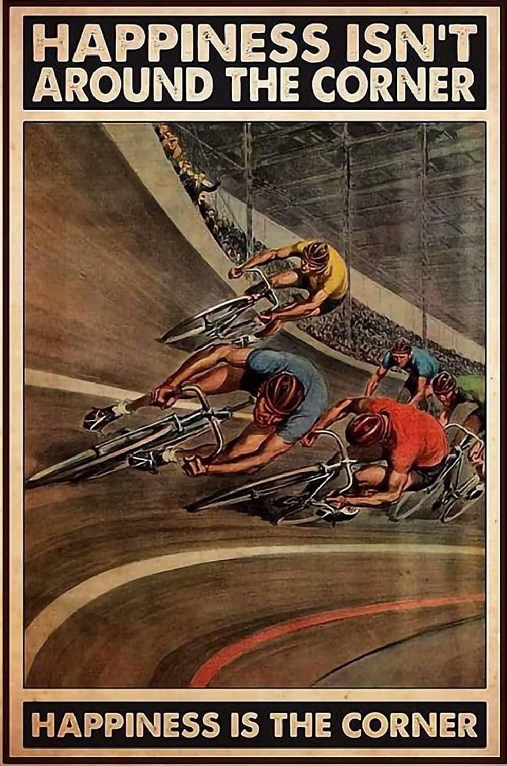 Cycling Diamond Art Painting Kits for Adults 5D Happiness Isn'T Around ...