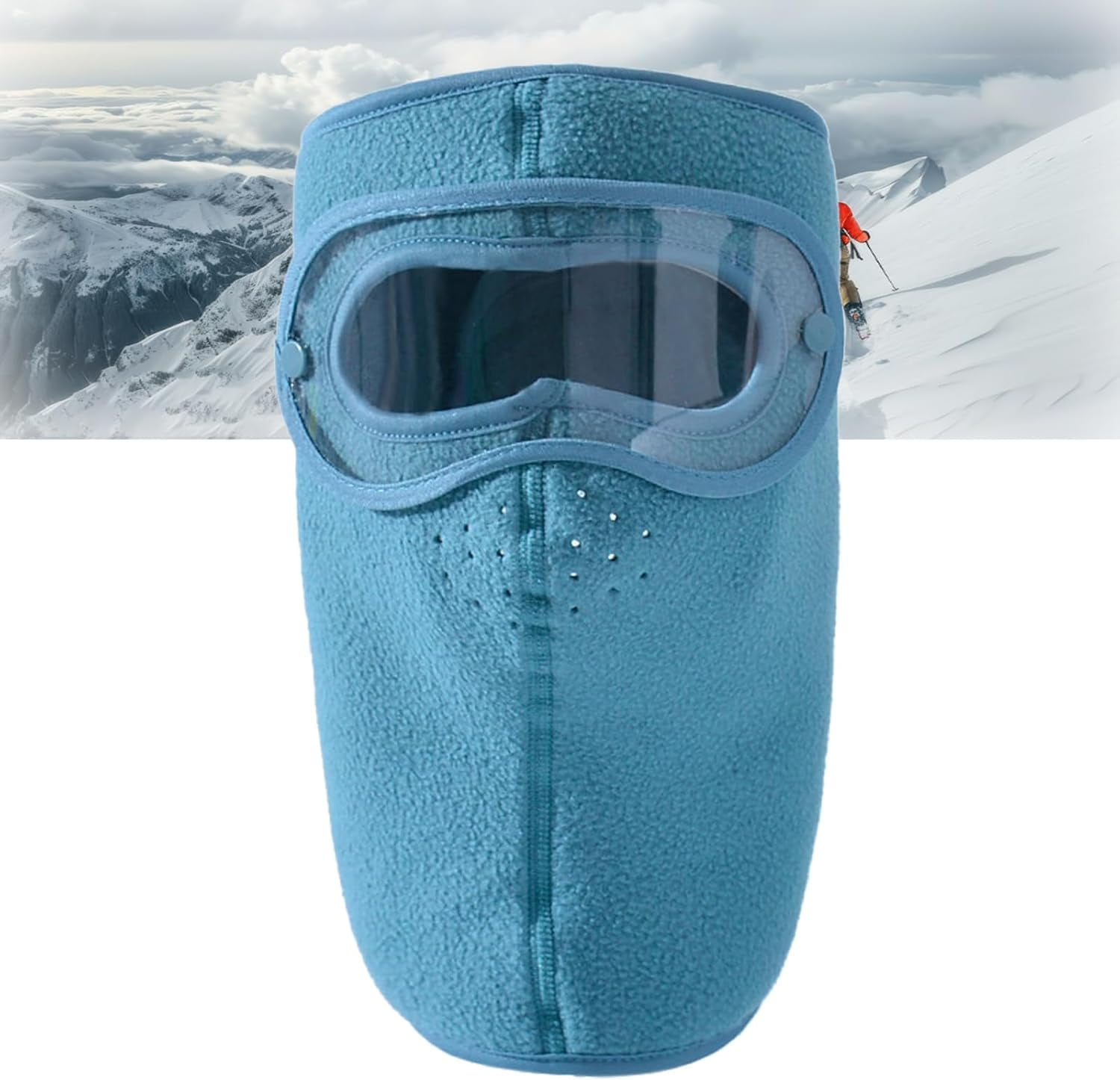 Cycling Face Mask Thermal - Fleece with Goggles Winter - Walmart.com