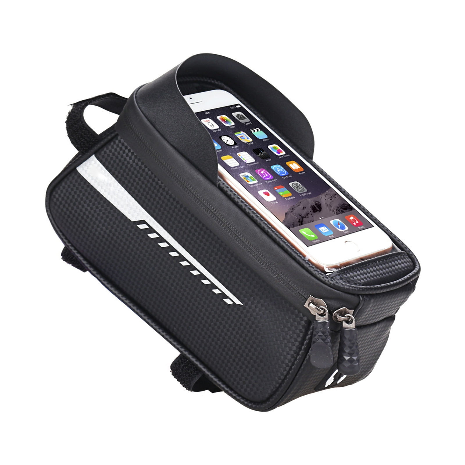 Cycling Front Frame Bag with Large TPU Transparent Phone Compartment ...
