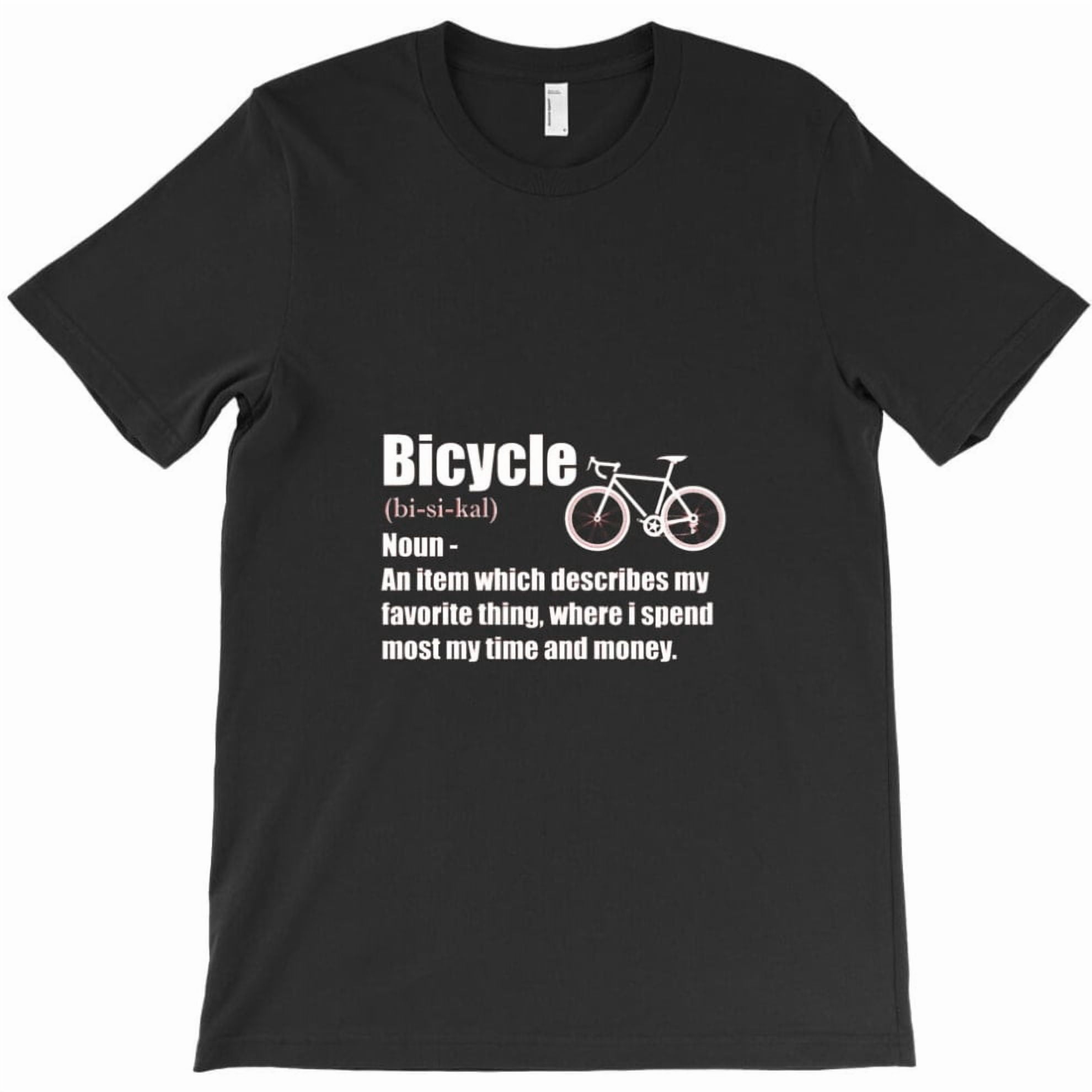 Cycling Funny Bicycle Noun Definition Rider Humor Sarcastic Quote T5826 ...