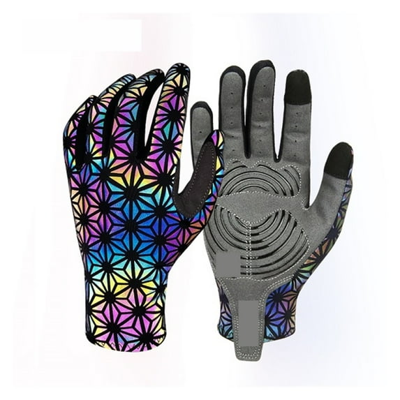 Cycling Gloves Road Touch Screen Mountain Bike Gloves Pads Palm Full ...