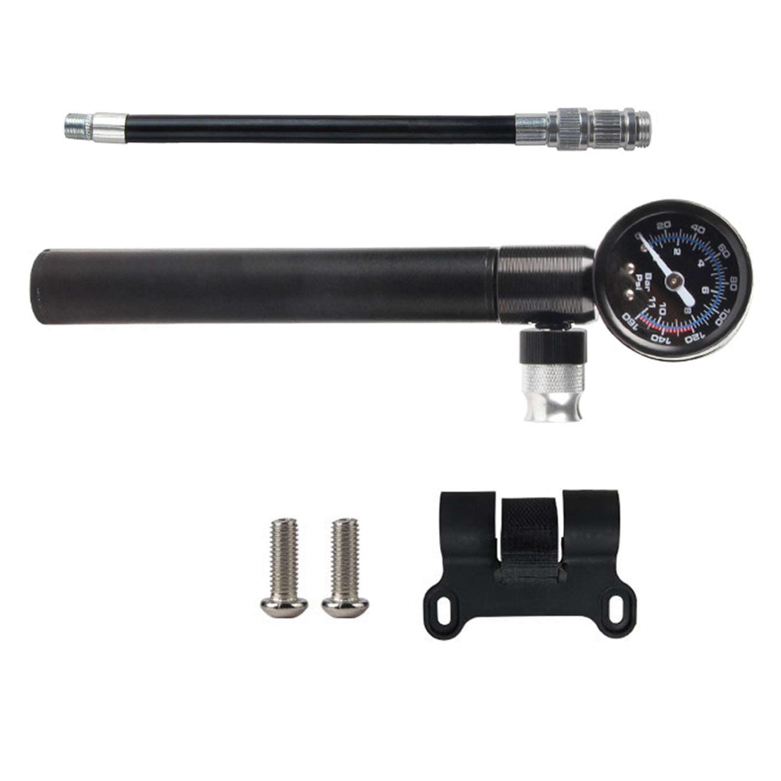 Cycling Hand Air pumps with Pressure Gauge Balls Toy Tire Inflator ...