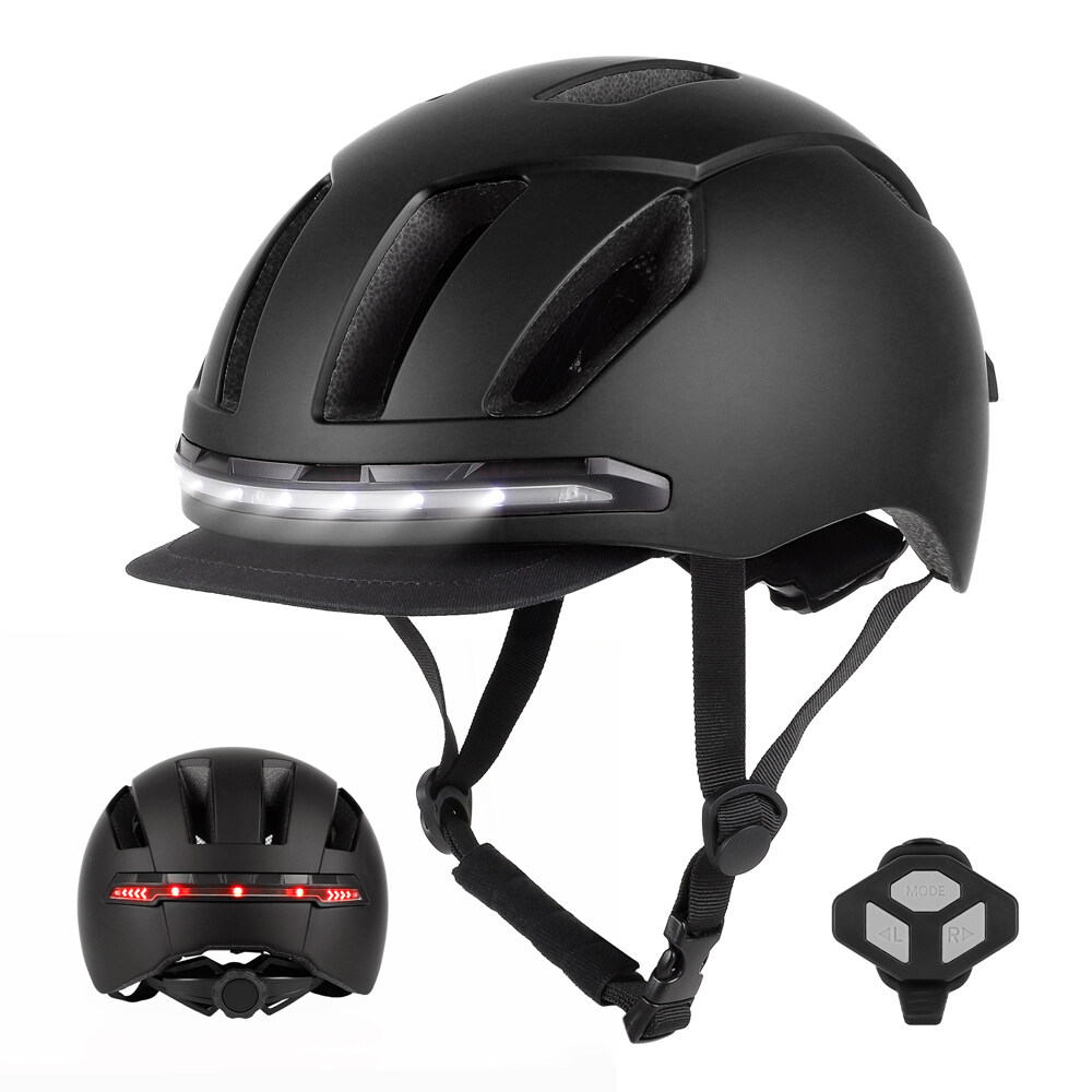 Cycling Helmet with LED Turn Signal Breathable & Comfortable ...
