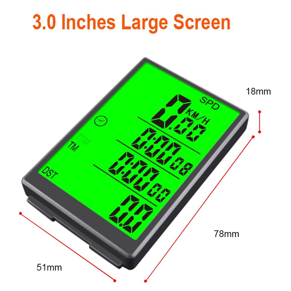 Cycling In Bad Weather And Road Conditions Speedometer Odometer Plastic ...