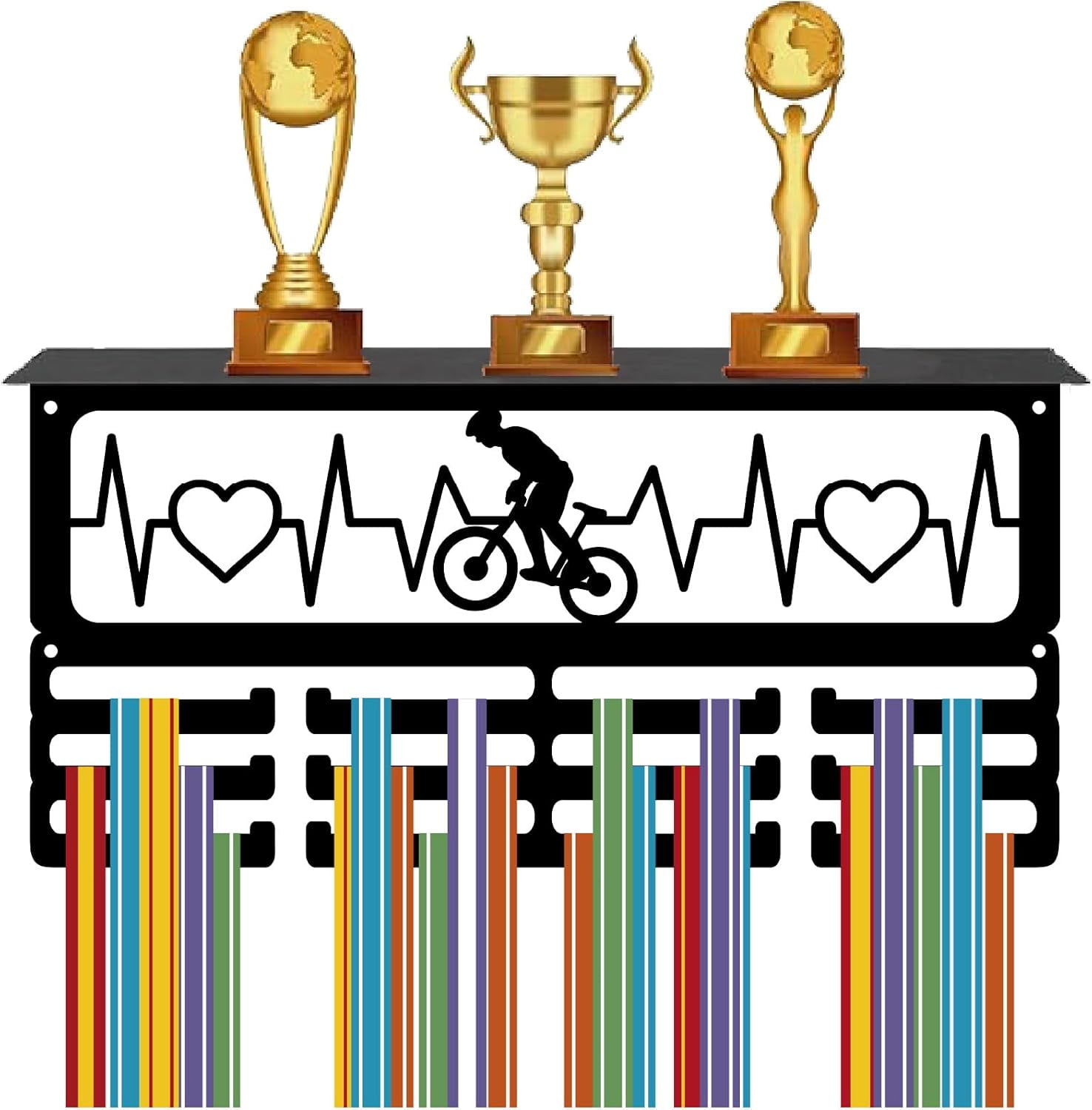 Cycling Medal Hanger Display Medal Holder Rack Sports Medal Hanging ...