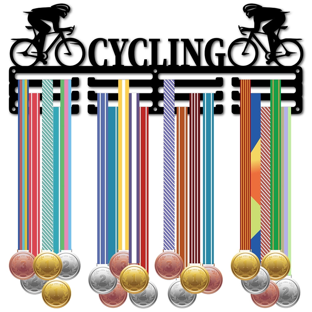 Cycling Medal Hangers Medal Holder Display Racks Hooks Wall Mounted ...