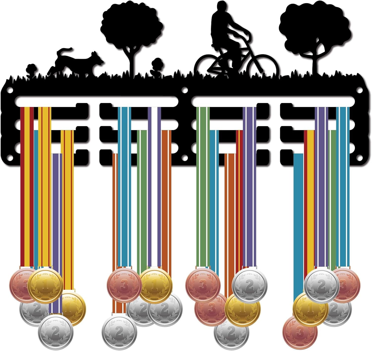 Cycling Medal Holder Bicycle Medal Hanger Medal Rack Display Hanging ...